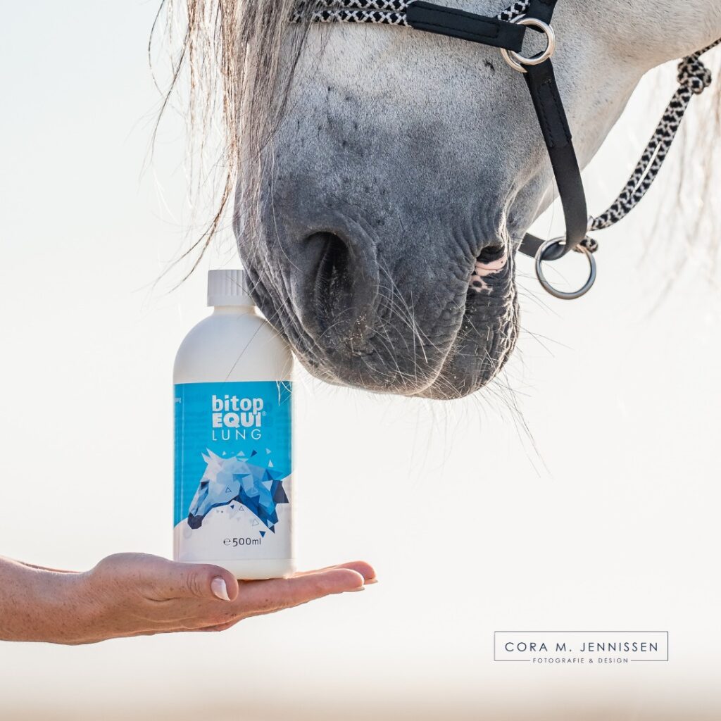 bitopEQUI® LUNG Complete 500 ml z ektoiną na alergię dla koni - Sklep NaszKonik - naszkonik.pl